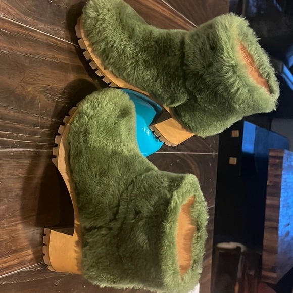 Shoes | Rare Swedish Hasbeens Fluff Bootie | Poshmark